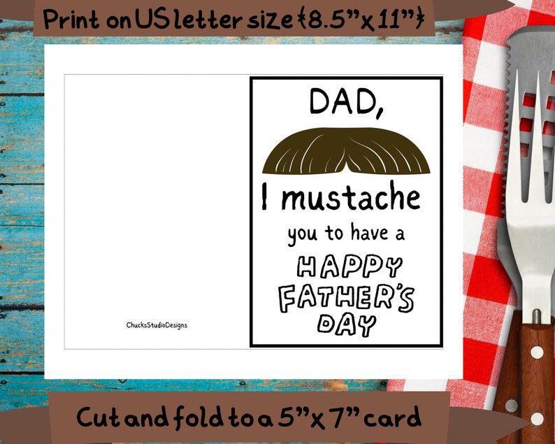Father's Day Mustache - Etsy