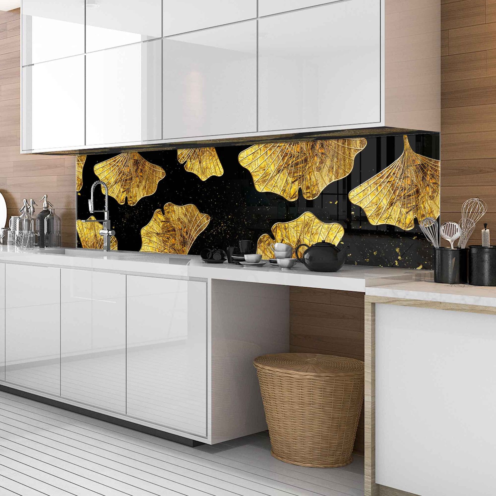 Kitchen Sink Cover, Kitchen Sink Splash Guard, Tempered Glass Kitchen ...