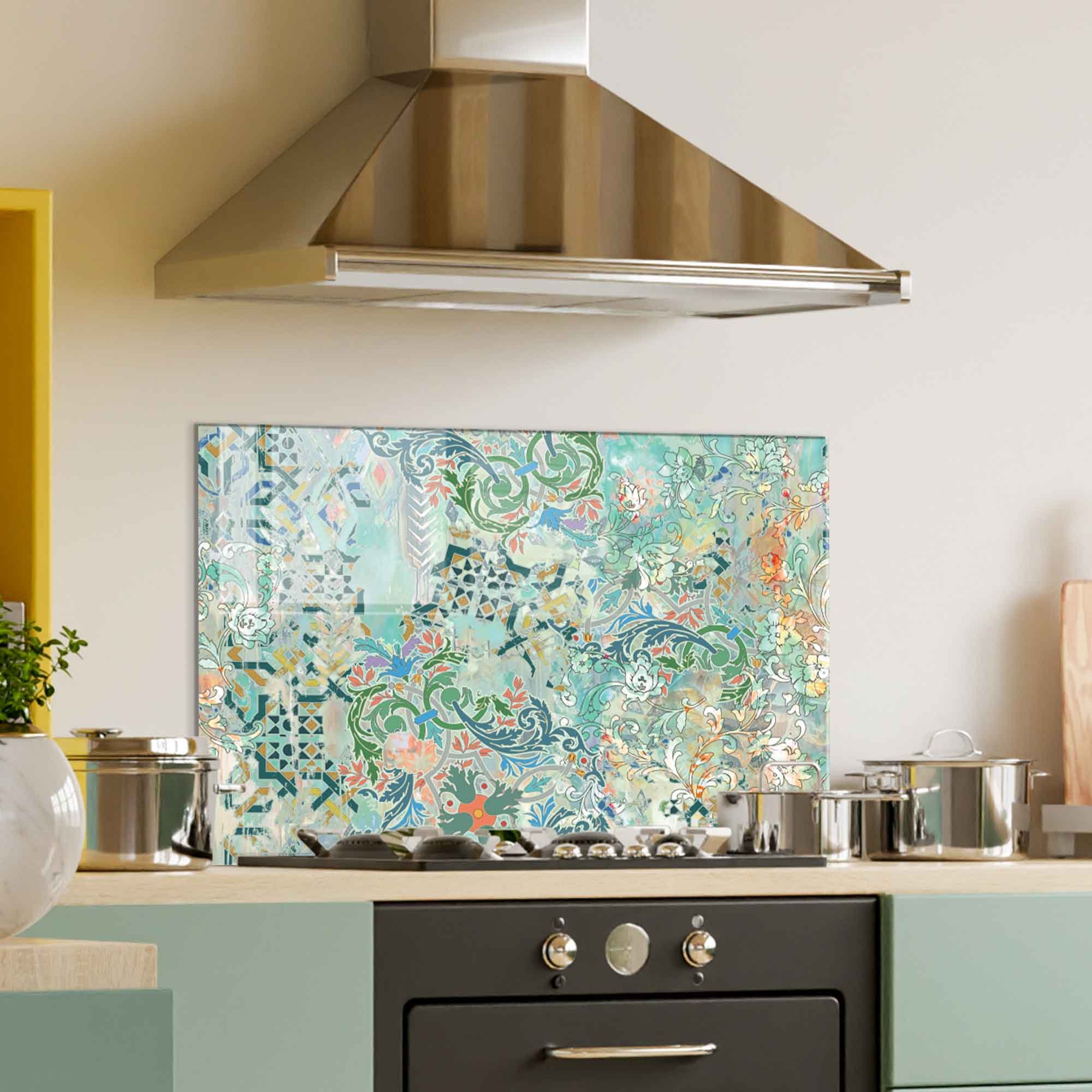 Kitchen Backsplash for Stove Stove Back Cover Glass - Etsy