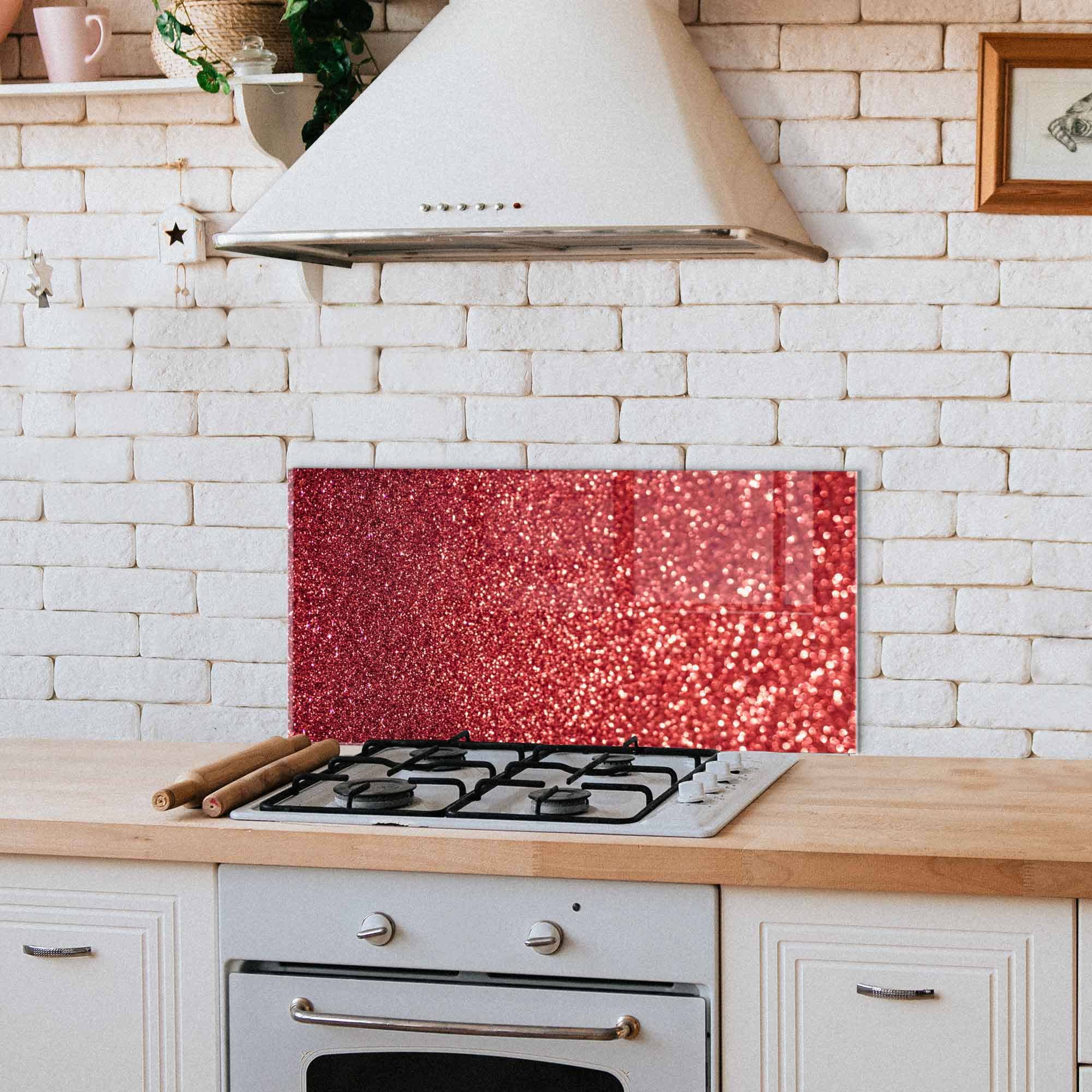 Tempered Glass Backsplash, Stove Back Cover, Kitchen Backsplash for ...