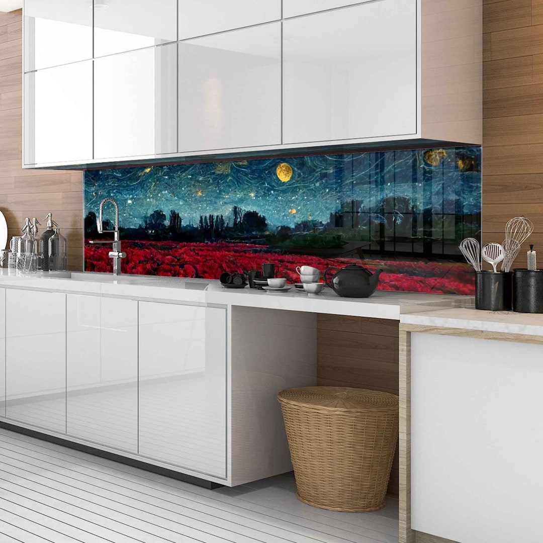 Kitchen Sink Splash Guard, Kitchen Sink Cover, Tempered Glass Kitchen ...