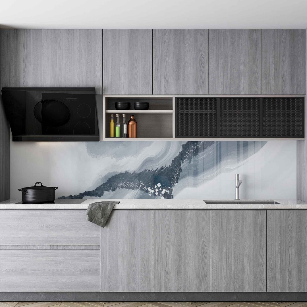 Kitchen Sink Splash Guard, Kitchen Sink Cover, Tempered Glass Kitchen ...