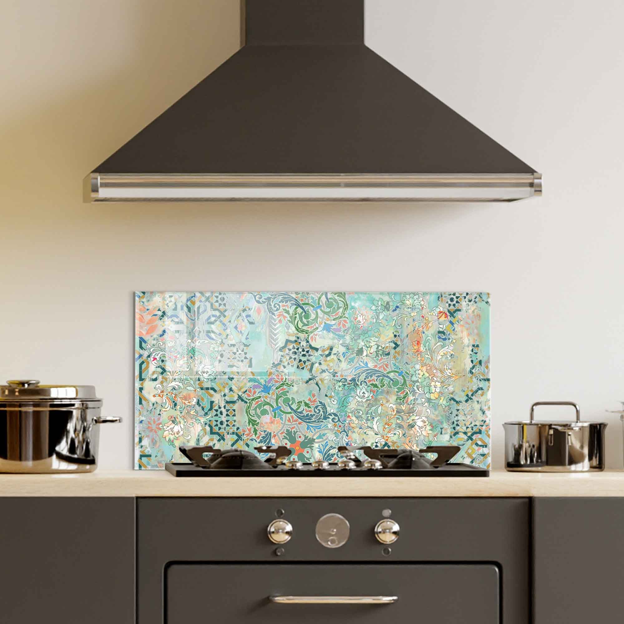 Kitchen Backsplash for Stove Stove Back Cover Glass - Etsy