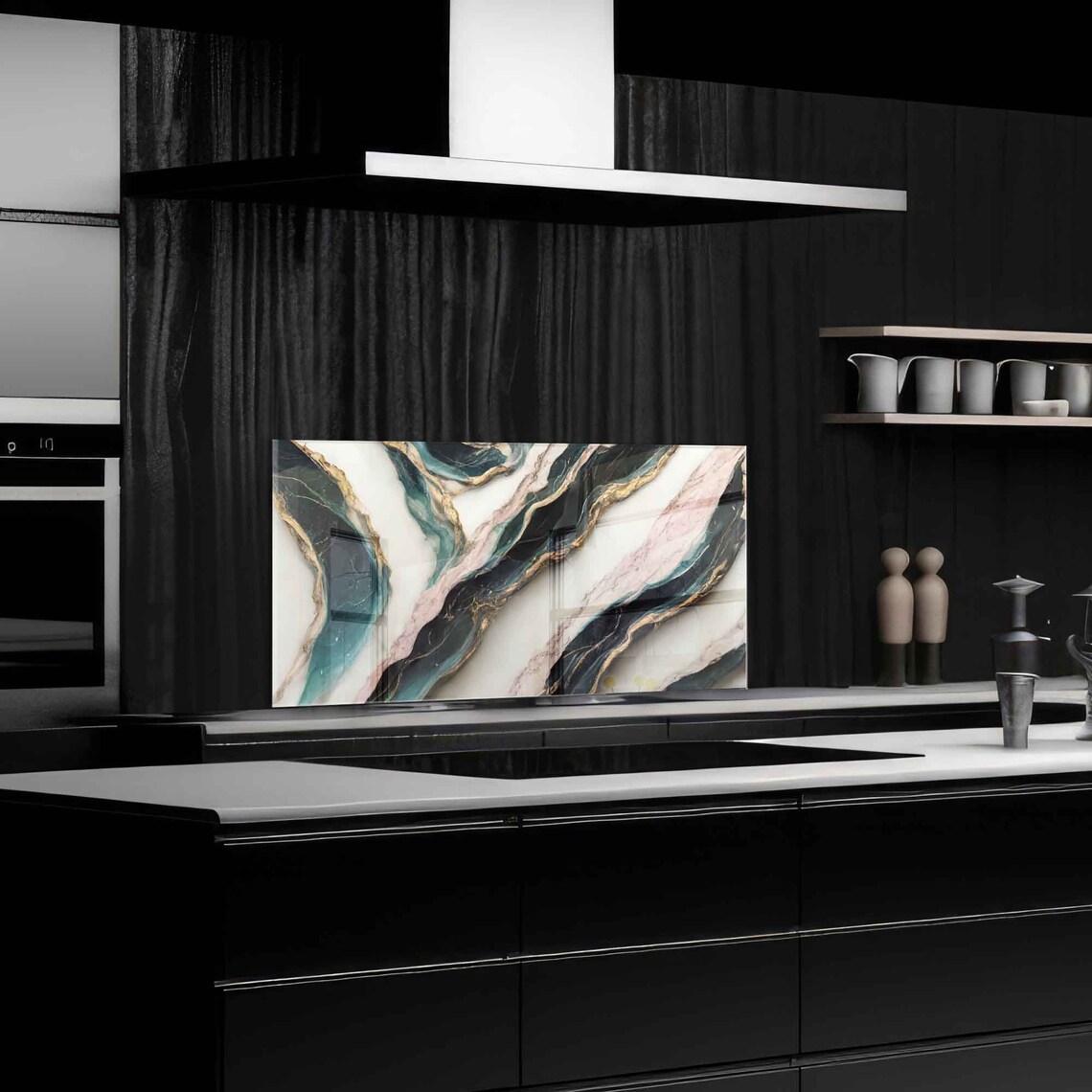 Kitchen Sink Splash Guard, Kitchen Sink Cover, Tempered Glass Kitchen ...