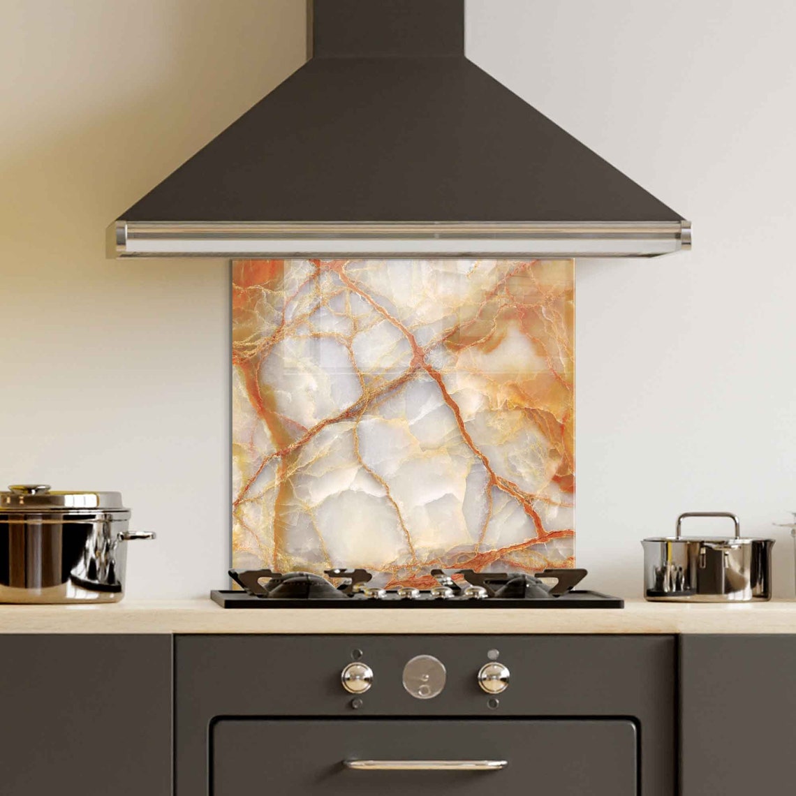 Stove Top Cover Kitchen Backsplash for Stove Stove Back - Etsy