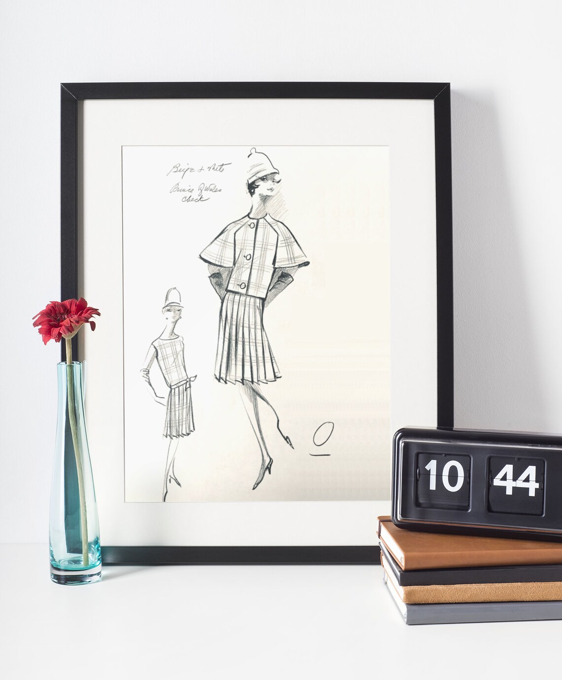 Vintage MAGGY ROUFF Fashion Design Sketch Haute Couture Retro - Etsy