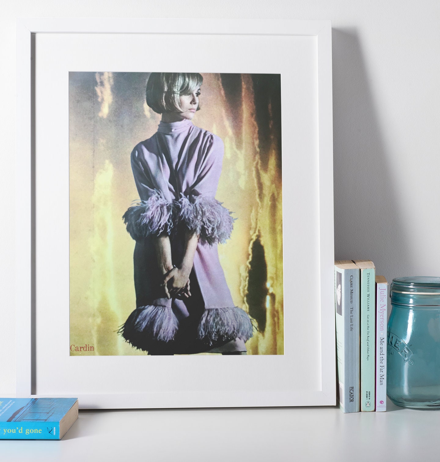 1964 VINTAGE PIERRE CARDIN Fashion Elle Magazine Advertisement 60s ...