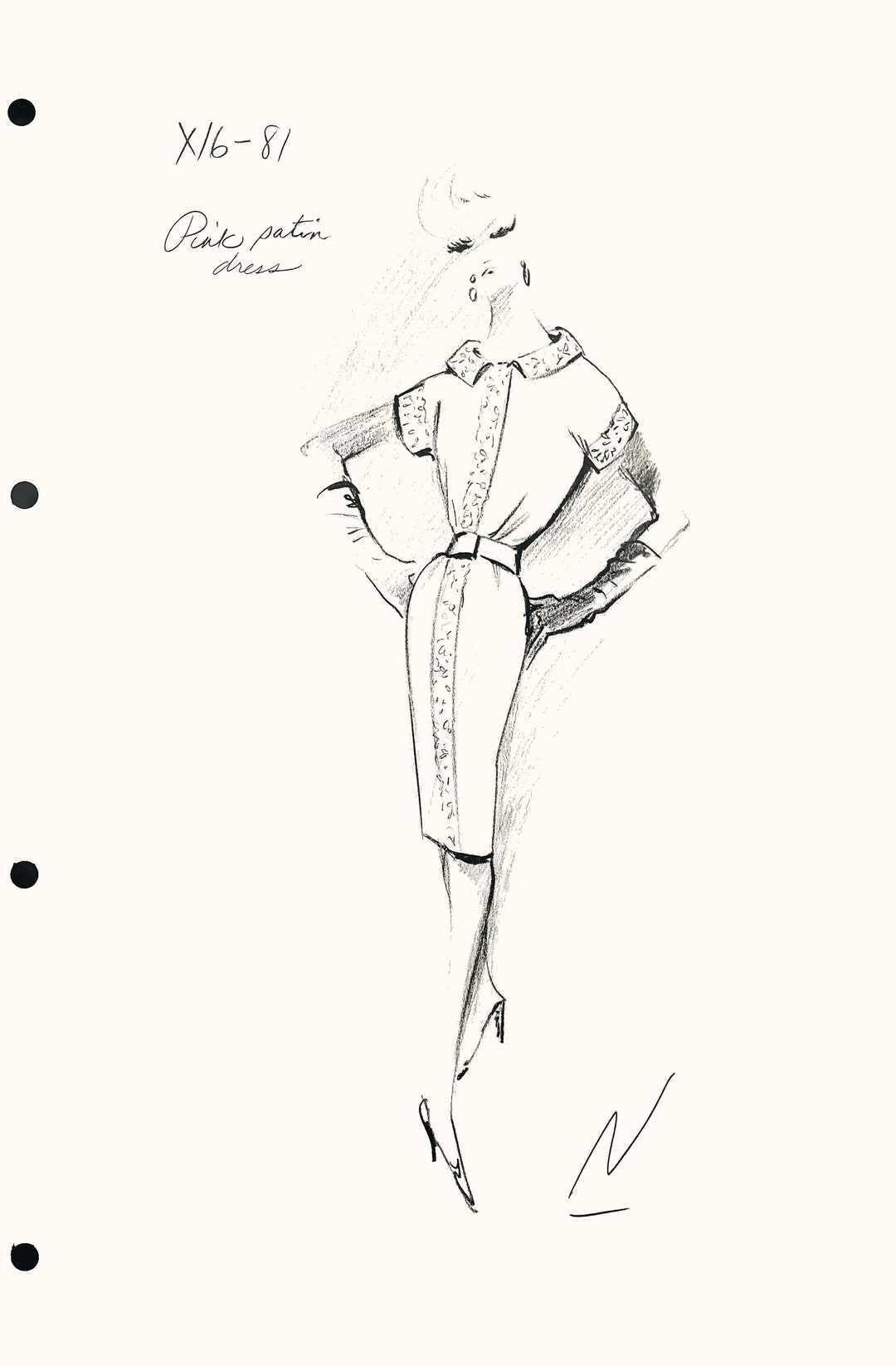 Vintage JACQUES HEIM Couture Fashion Design Illustration 1960 - Etsy