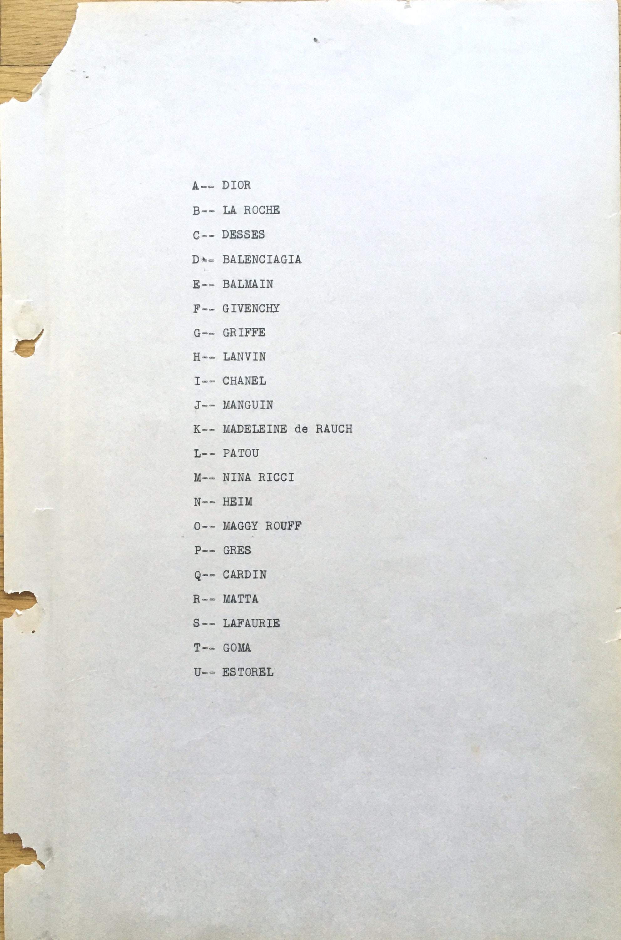 Vintage JACQUES GRIFFE Fashion Design Evening Gown Sketch Haute Couture ...