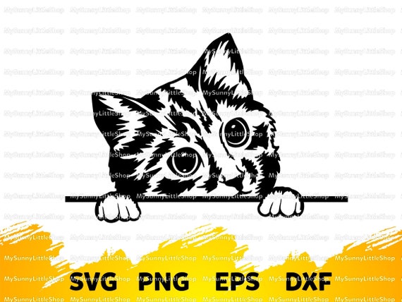 Cute Cat SVG Files for Cricutcat Svganimal Svgshirt - Etsy