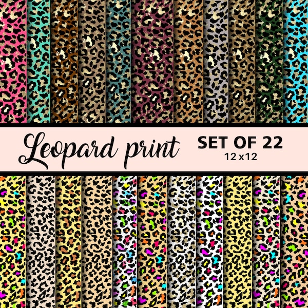 Pink Leopard Print - Etsy
