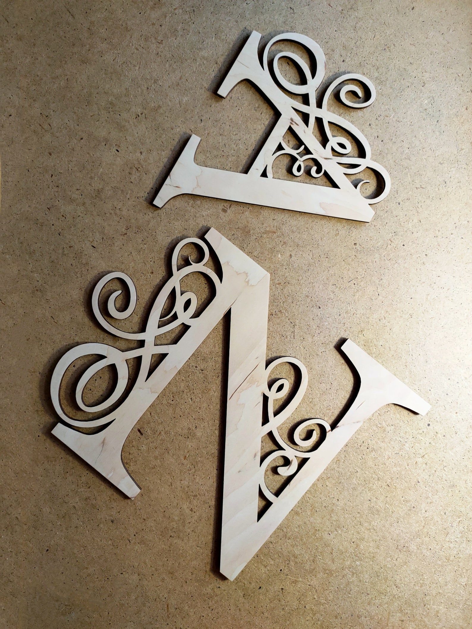 Swirl Letter Setscrolldigital Cut Filefull - Etsy