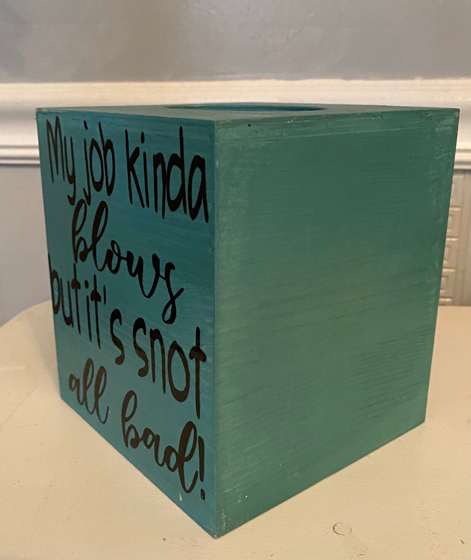 Funny humor tissue box cover perfecto para housewarming - Etsy España