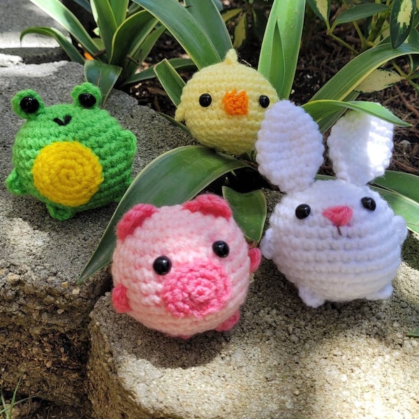 Mini Crochet Animals - Etsy