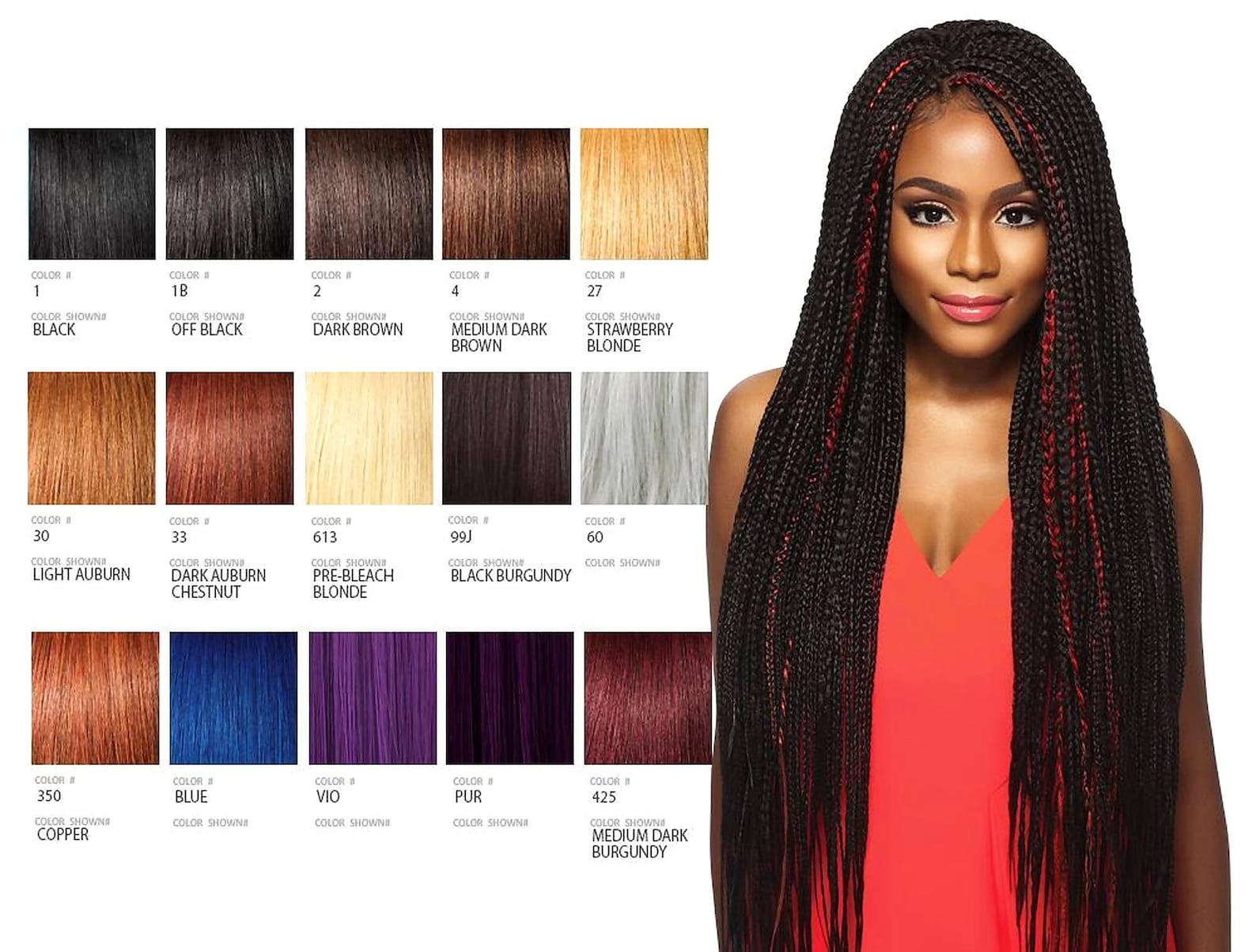 Outre 3x X-pression Pre-stretched Ultra Braid 52 - Etsy