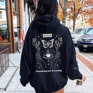 555 Angel Number Hoodie Angel Numbers 555 Hoodie Preppy Hoodie ...