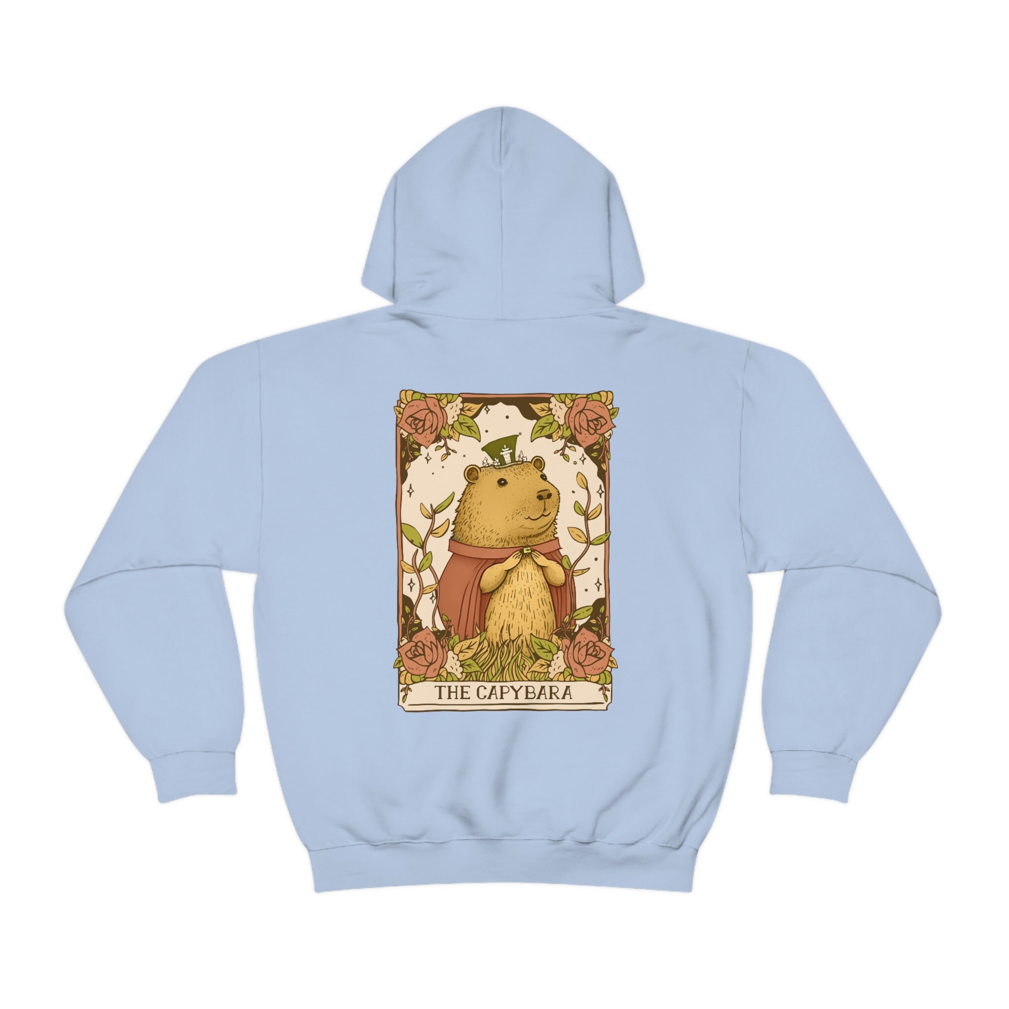 Capybara Hoodie Tarot Hoodie Cute Capybara Gift Tarot Card - Etsy