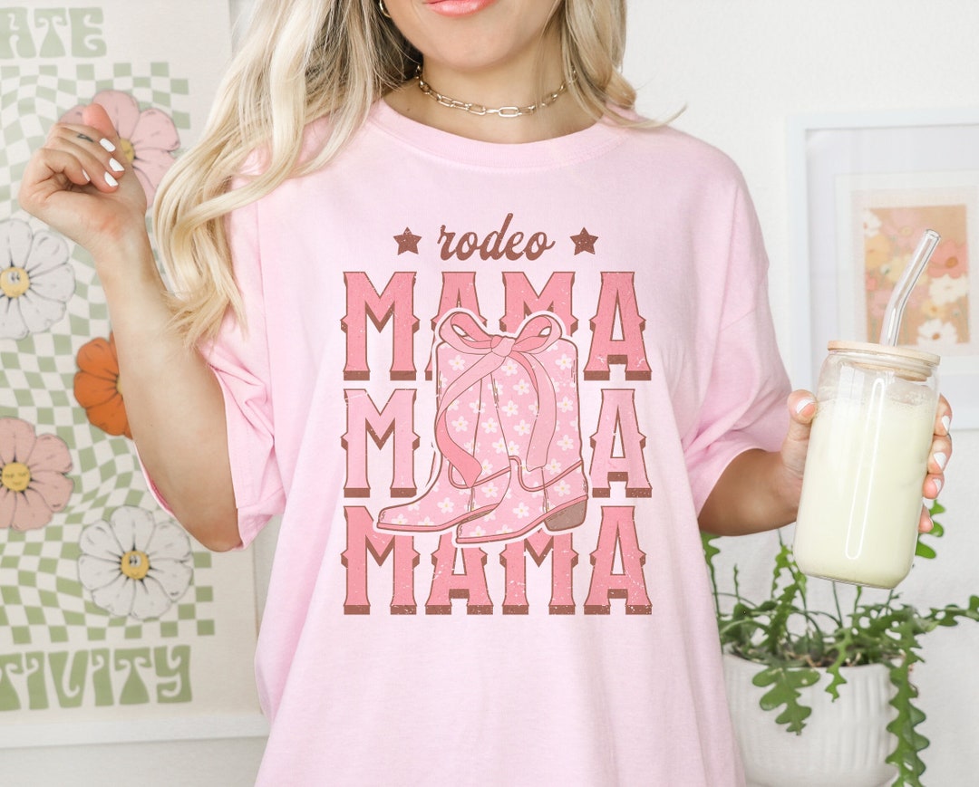 Rodeo Mama Shirt Retro Coquette Cowgirl Shirt Rodeo Mom Shirt Coquette ...