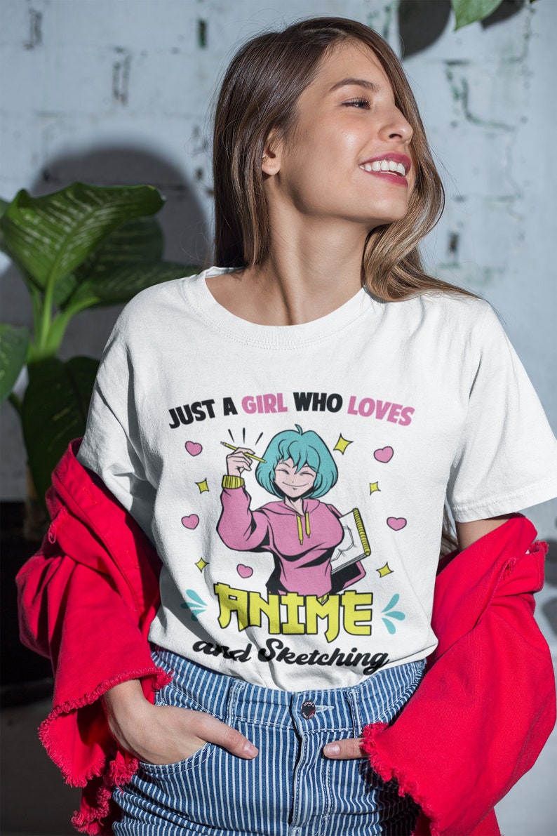 Anime Girl Shirt Otaku Shirt Anime Merch Anime Clothes Anime Top Kawaii ...