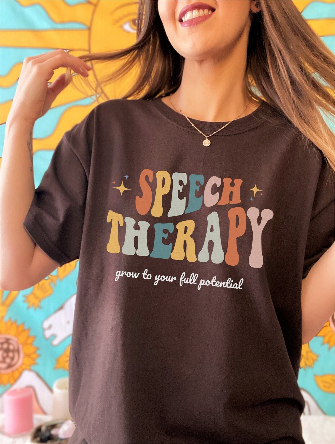 Speech Therapy Shirt Speech Pathologist Shirt Speech Therapist Gift SLP ...