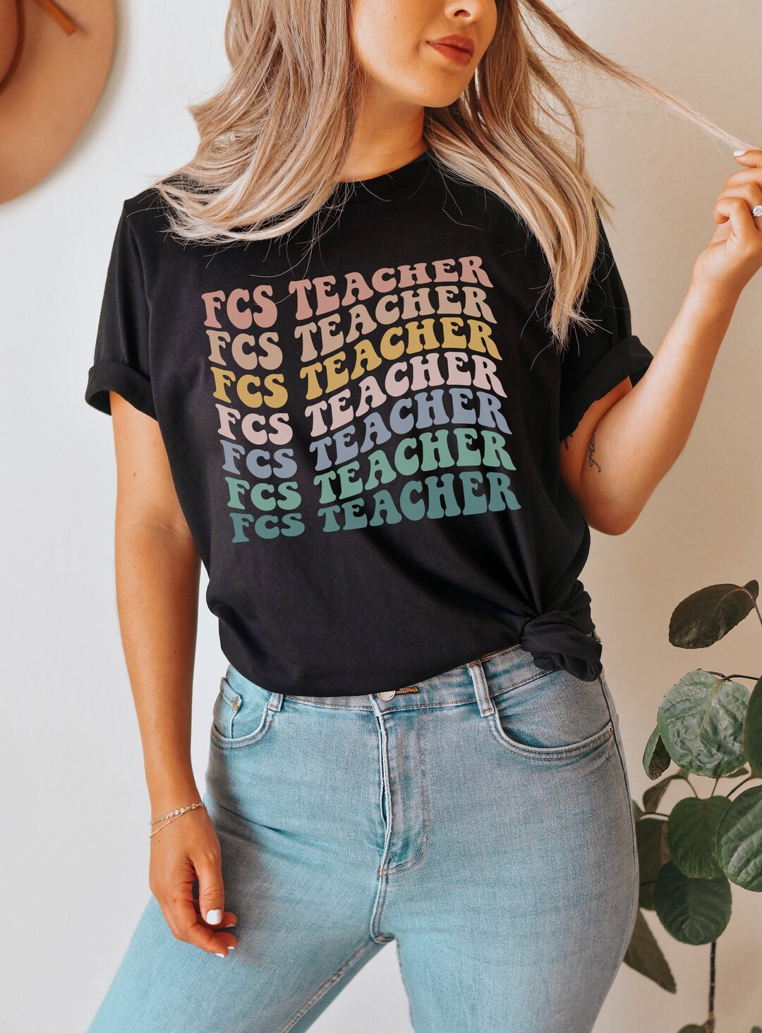 Fcs Teacher Shirt Facs Teacher Retro Teacher Shirt Back to School Shirt ...