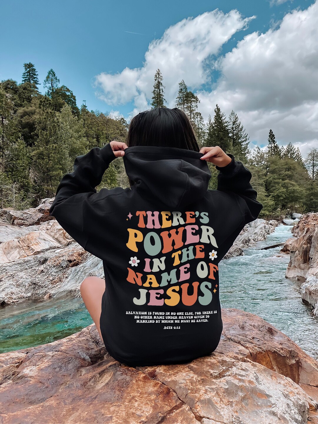 Retro Christian Hoodie Christian Merch Jesus Hoodie Mental Health ...