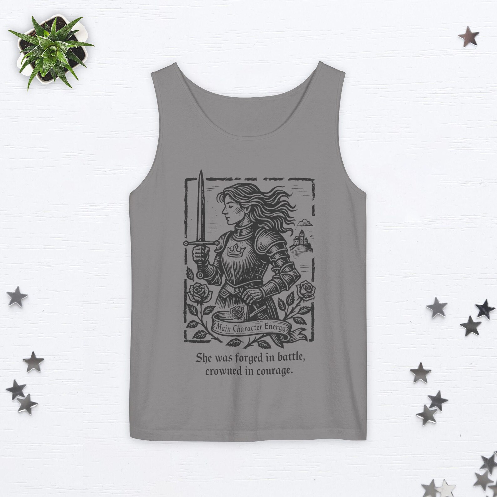 Castlecore Tank Top Medieval Tank Top Booktrovert Tank Top Fantasy ...