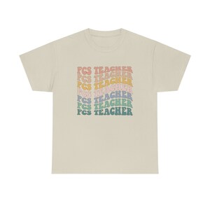 Fcs Teacher Shirt Facs Teacher Retro Teacher Shirt Back to School Shirt ...