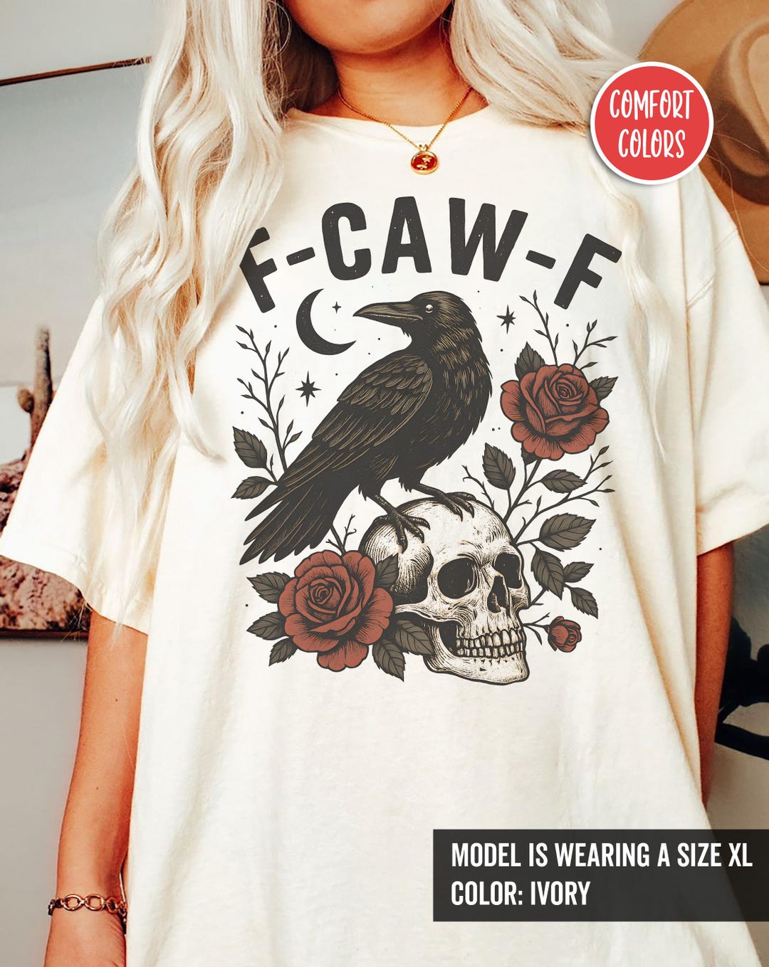 F-CAW-F Shirt Funny Crow Shirt FCAWF Raven Shirt Offensive T Shirts ...