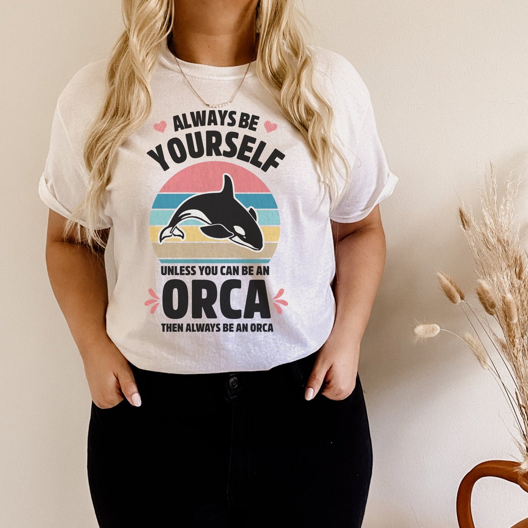 Orca Shirt Killer Whale Shirt Funny Orca Whale Aesthetic Clothes Alt ...