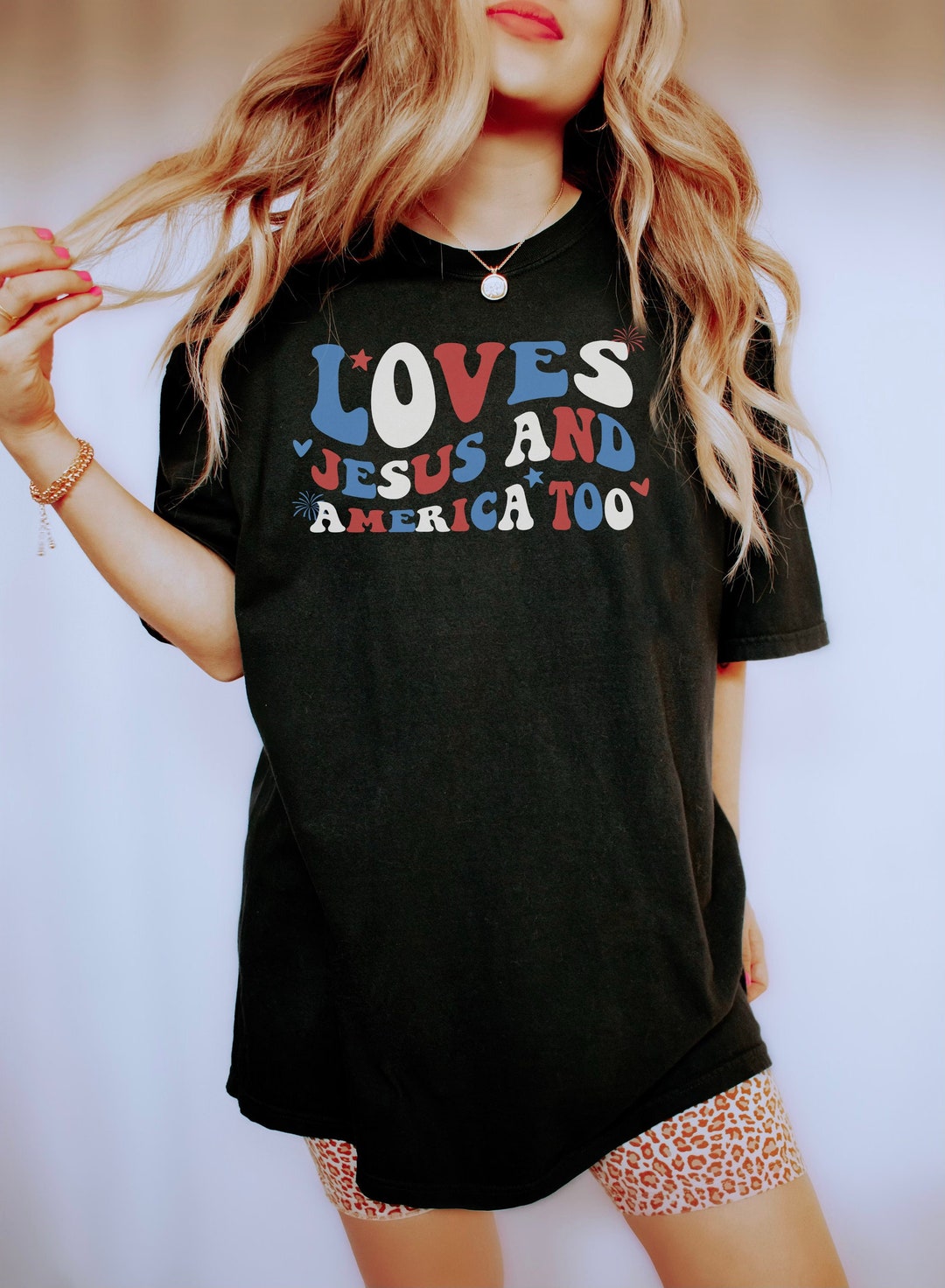 Retro 4th of July Shirt Jesus Shirt Christian Shirts Christian Merch ...