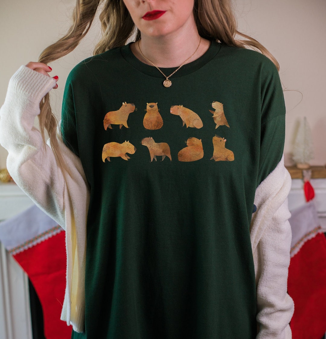 Capybara Shirt Capybara Gift Capybara Shirts Capybara T Shirt Women ...