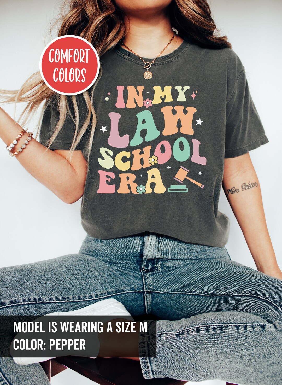In My Law School Era Retro Law School Shirt Law School Graduate Tee Law ...