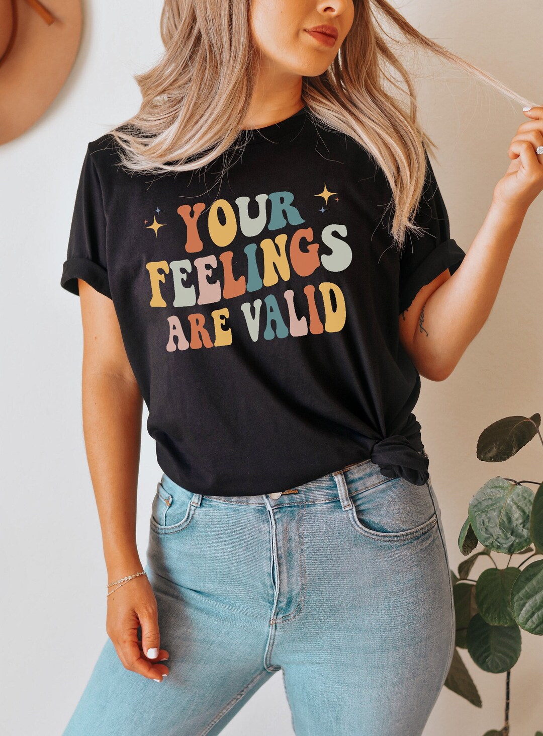 Your Feelings Are Valid Mental Health Shirt You Matter Shirt Empathy ...