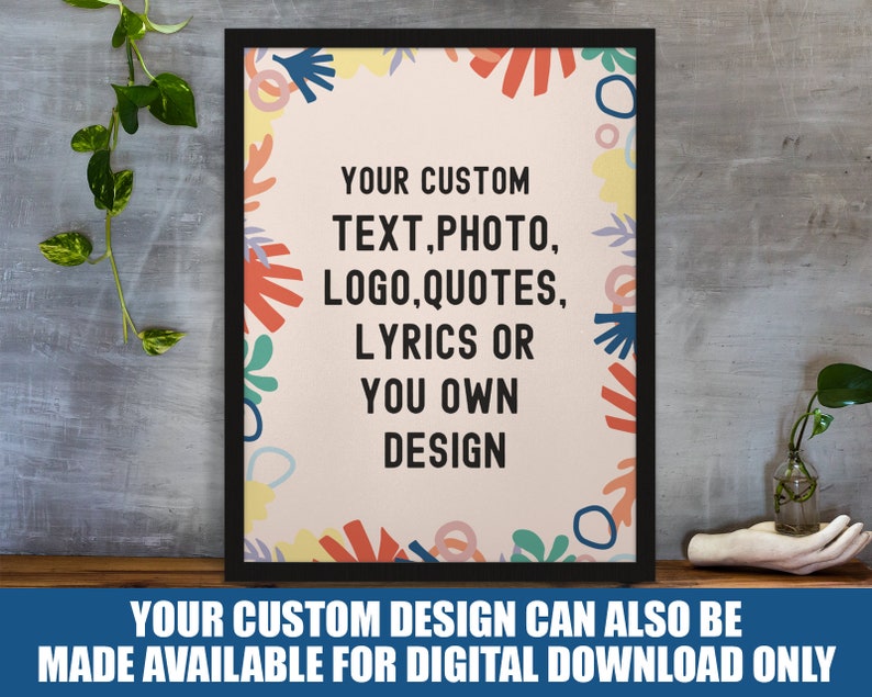 Custom Digital Art Print, Custom Print, Digital Download, Personalized ...