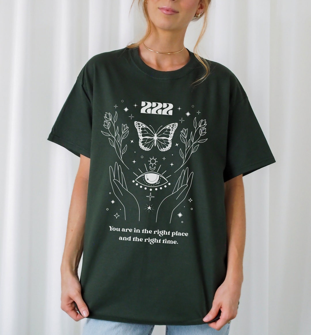 222 Angel Number Shirt Angel Numbers Sweatshirt Angel Aesthetic Clothes ...