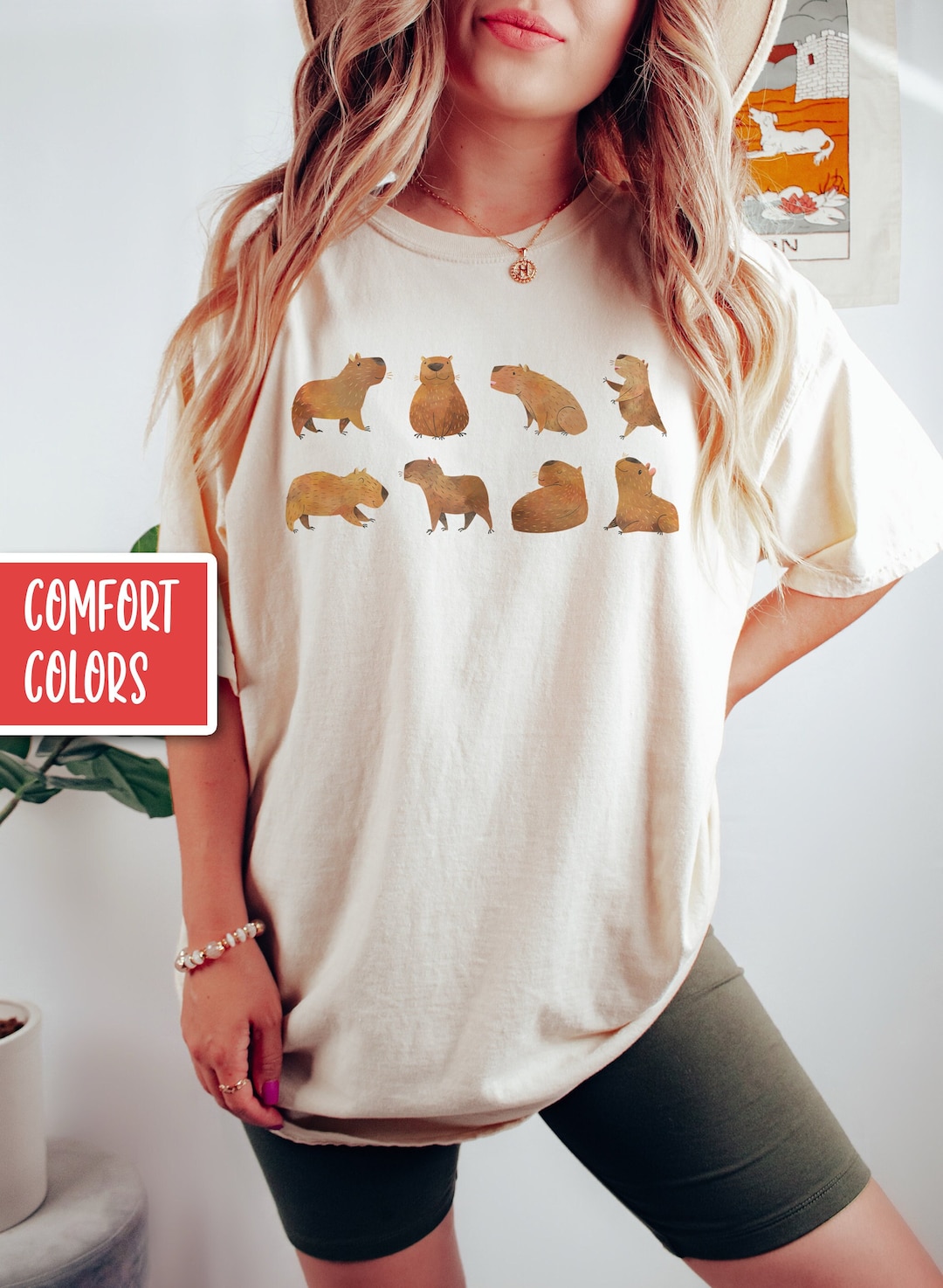Capybara Shirt Capybara Gift Capybara Shirts Capybara T Shirt Women ...