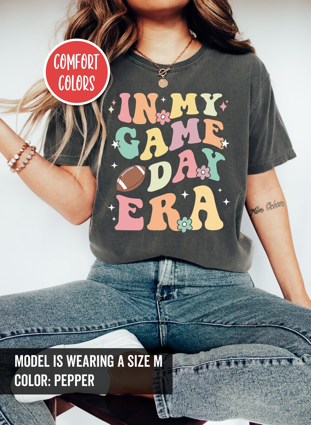 In My Game Day Era Shirt Retro Game Day Shirt Senior Football Mom Shirt ...