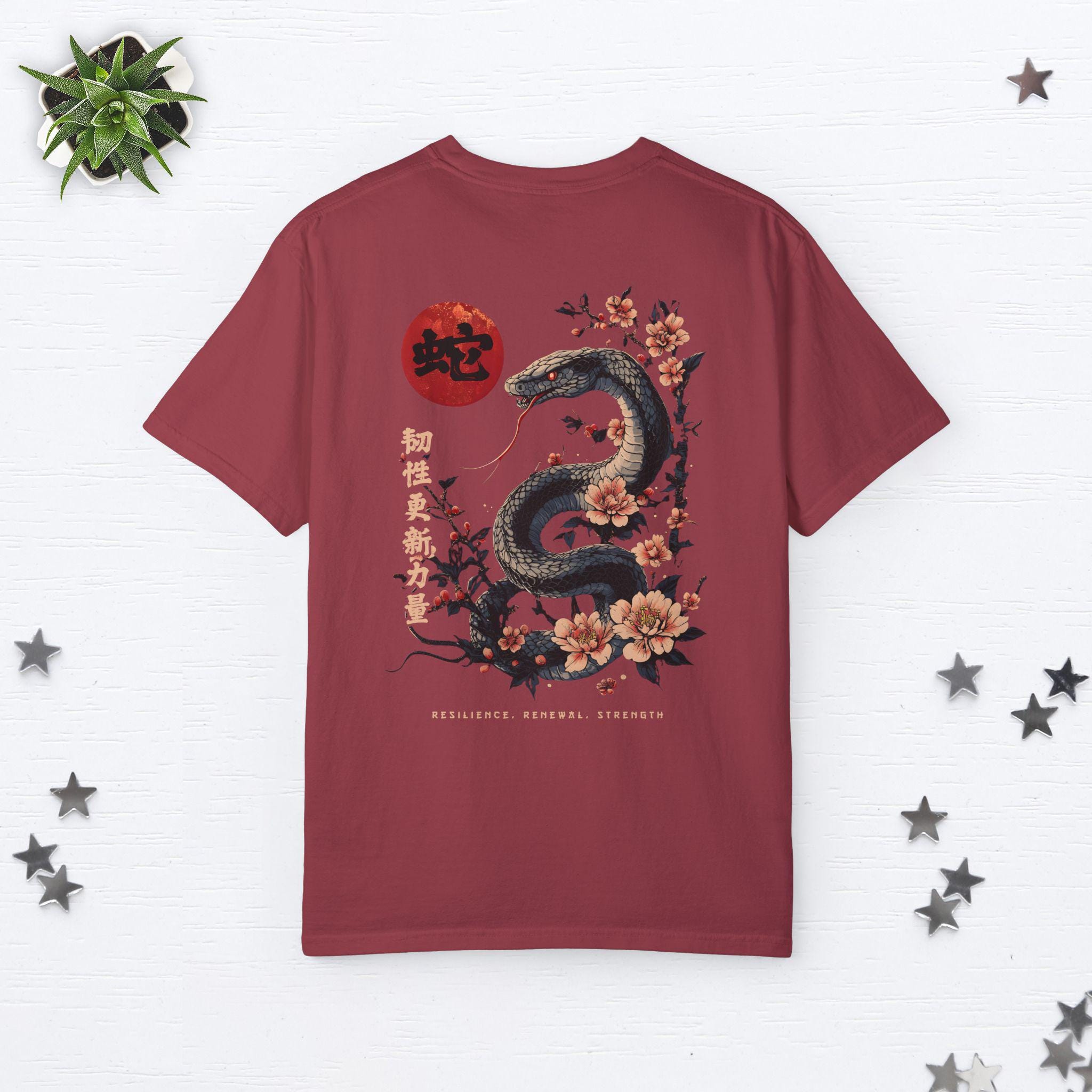 Year of the Snake Shirt Snake Chinese Zodiac Tshirt Lunar New Year ...