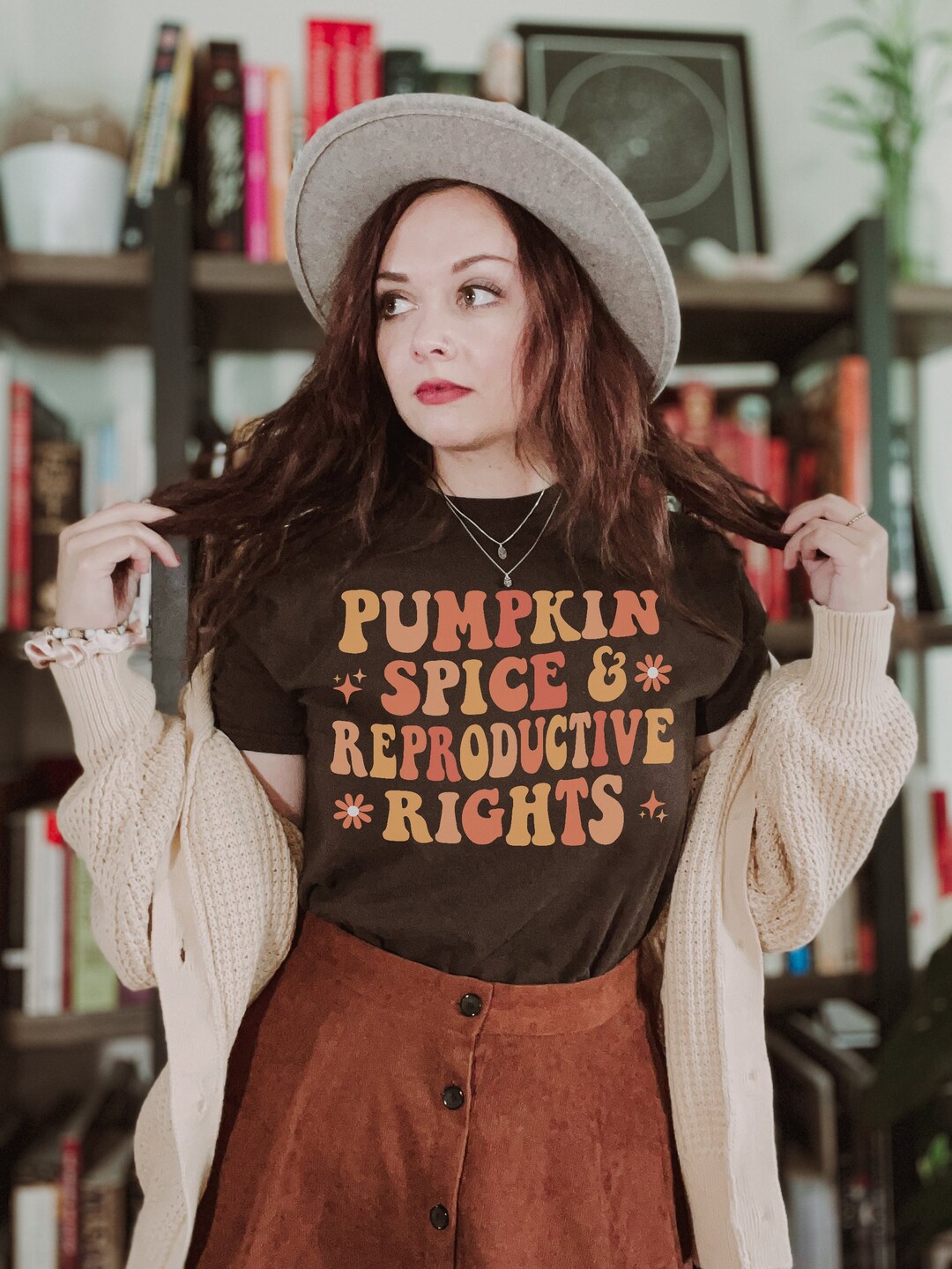 Pumpkin Spice and Reproductive Rights Shirt Pro Choice Shirt Pro Roe ...