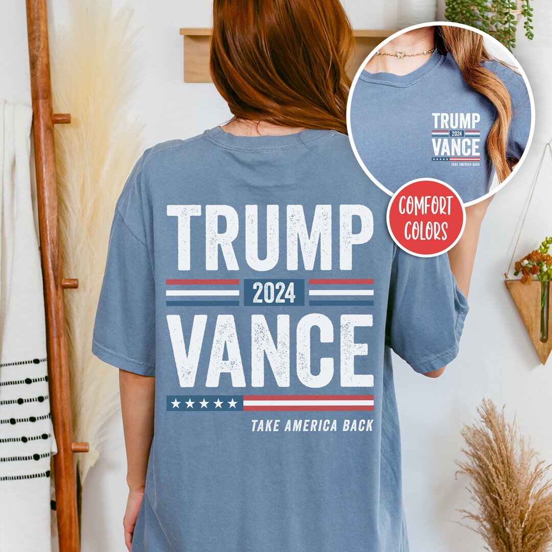 Trump Vance Shirt Trump 2024 Shirt Donaldtrump Shirt JD Vance Tee Pro ...