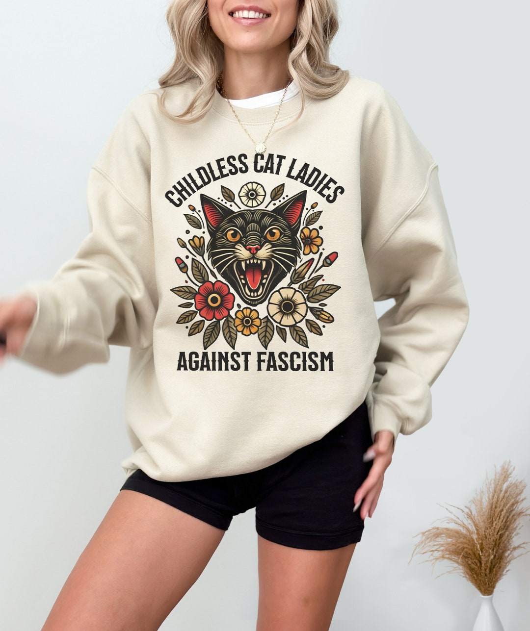 Childless Cat Lady Harris 2024 Shirt Childless Cat Ladies Against ...