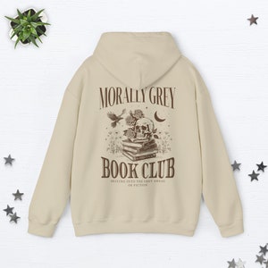 Morally Grey Book Club Hoodie Booktok Merch Bookish Things Smut Hoodie ...