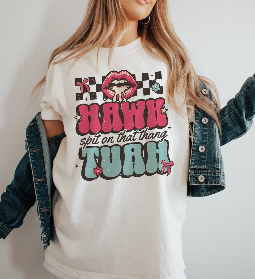 Hawk Tuah 24 Spit on That Thang Shirt Retro Trendy Shirt Coquette ...