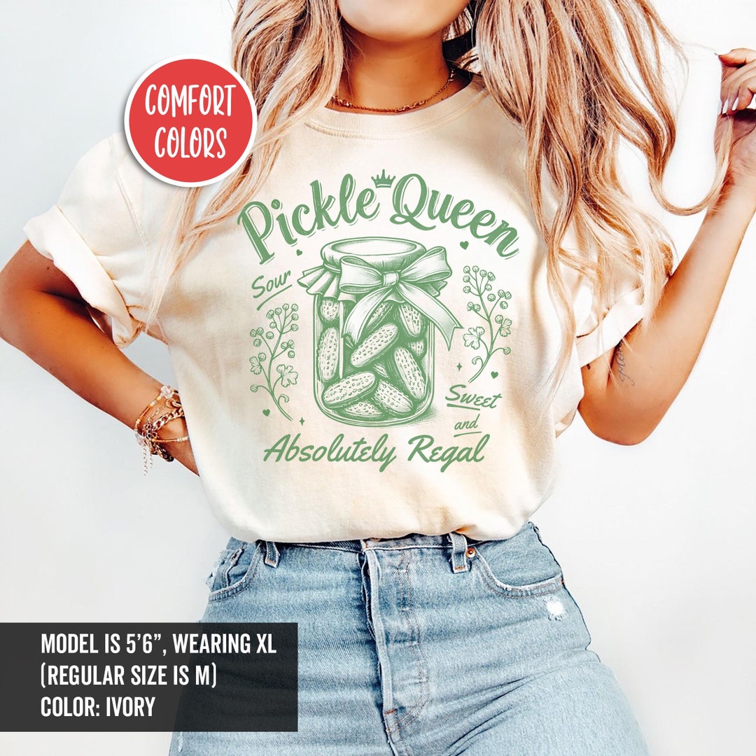 Pickle Queen Shirt Pickle Shirt Funny Pickle Gifts Coquette Clothes ...