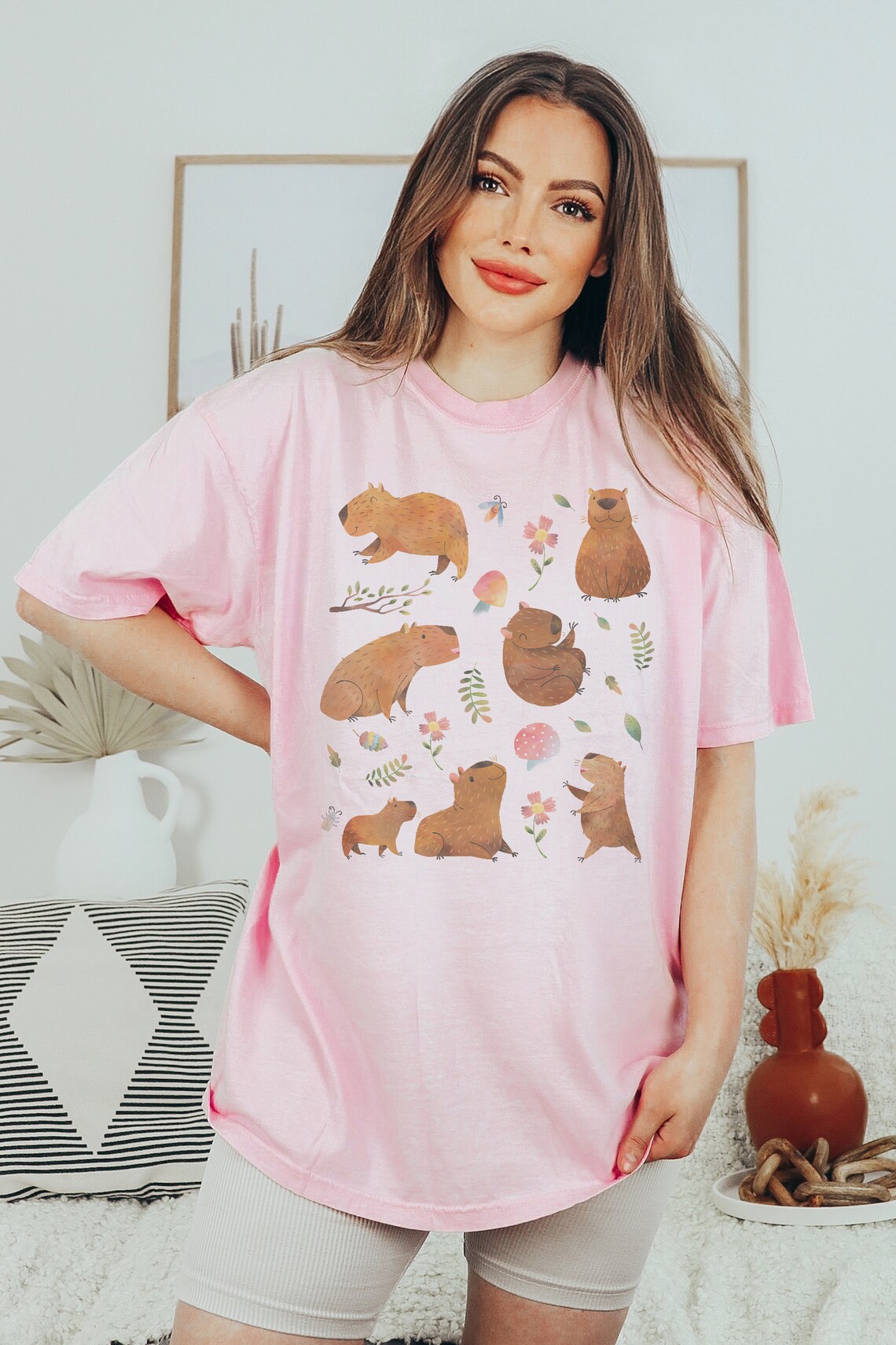 Capybara Shirt Capybara Gift Capybara Shirts Capybara T Shirt Cottage ...