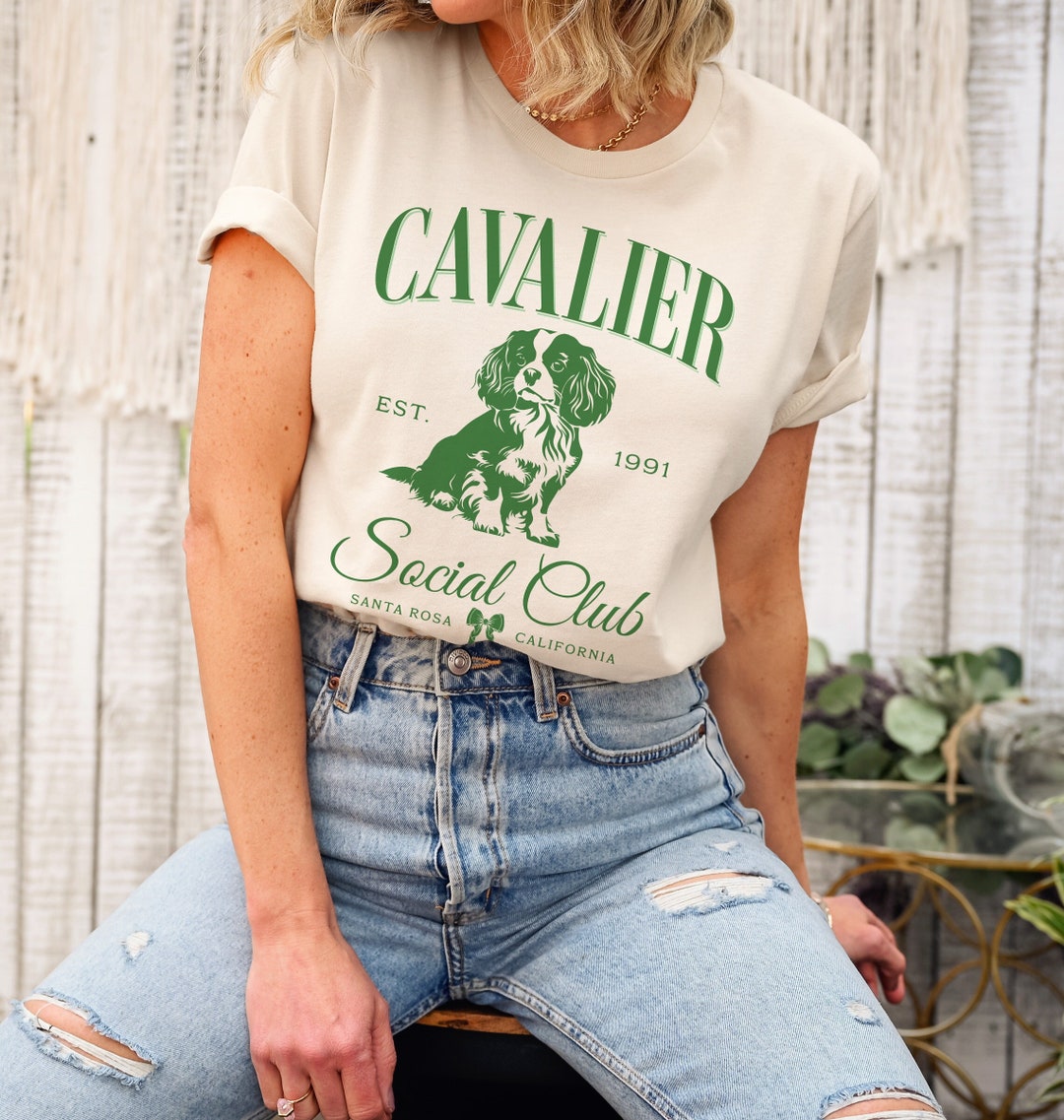 Custom Cavalier King Charles Spaniel Shirt Old Money Aesthetic Clothes ...