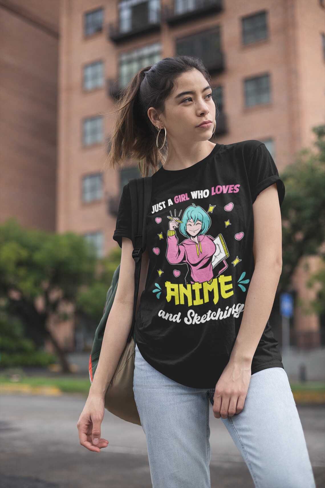 Anime Girl Shirt Otaku Shirt Anime Merch Anime Clothes Anime | Etsy