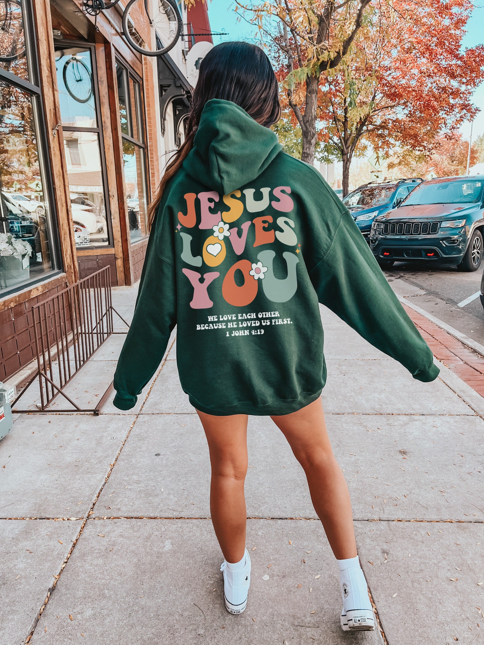 Jesus Loves You Hoodie Retro Christian Hoodie Christian Merch - Etsy