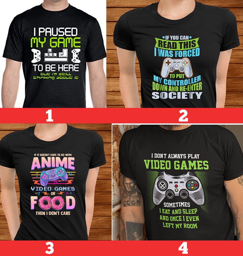 Custom T-shirt for Gamers With Your Profession Gaming - Etsy